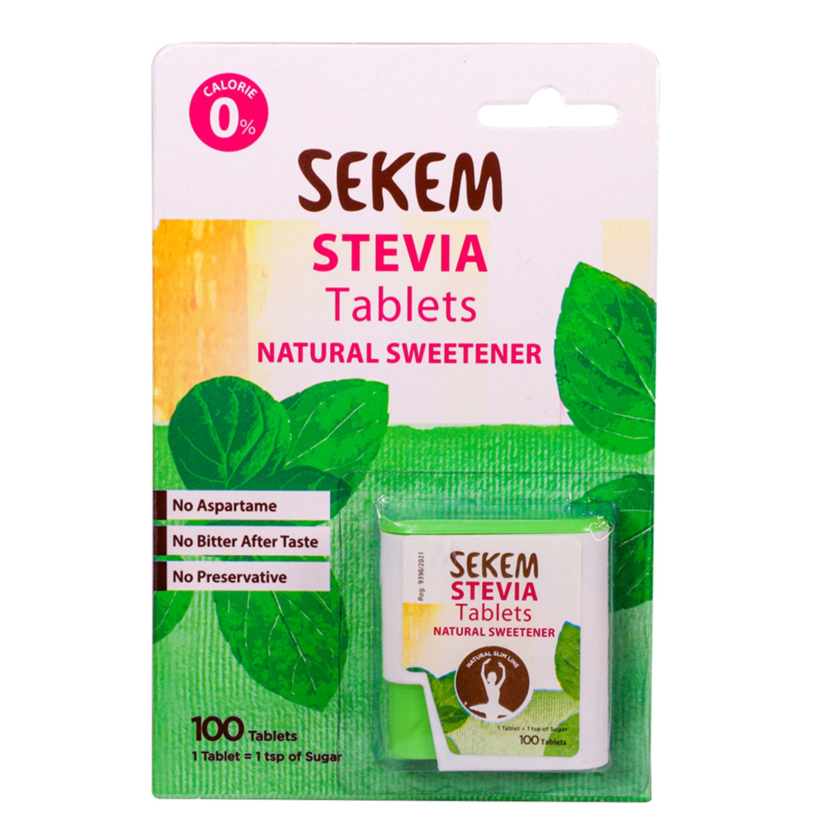 SEKEM Stevia Natural Sweetener – 100 Tablets – sekemonline