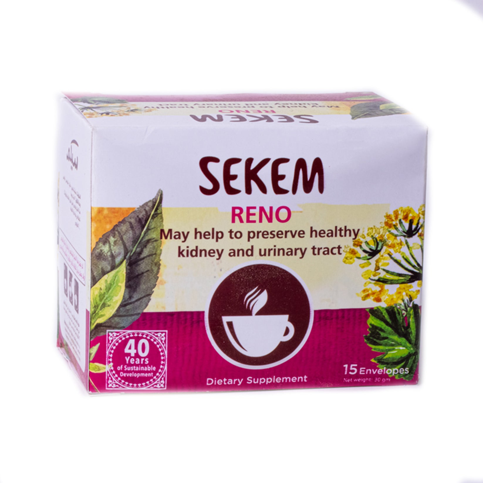 SEKEM Reno Herbal Tea – 15 Envelopes – sekemonline