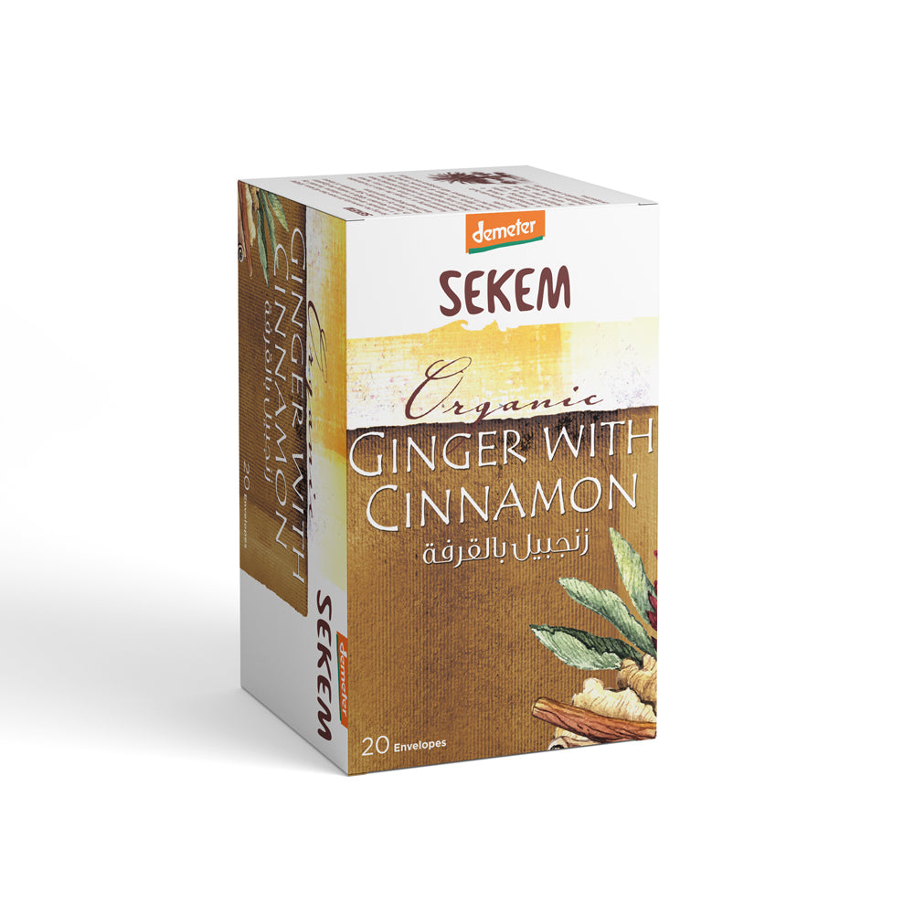 SEKEM Demeter Organic Ginger with Cinnamon -20 Envelopes – sekemonline