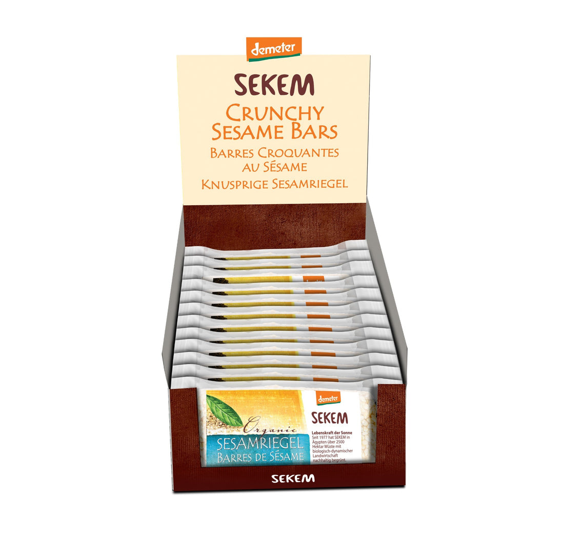 SEKEM Demeter Organic Sesame Bar with Natural Honey – 27g – sekemonline